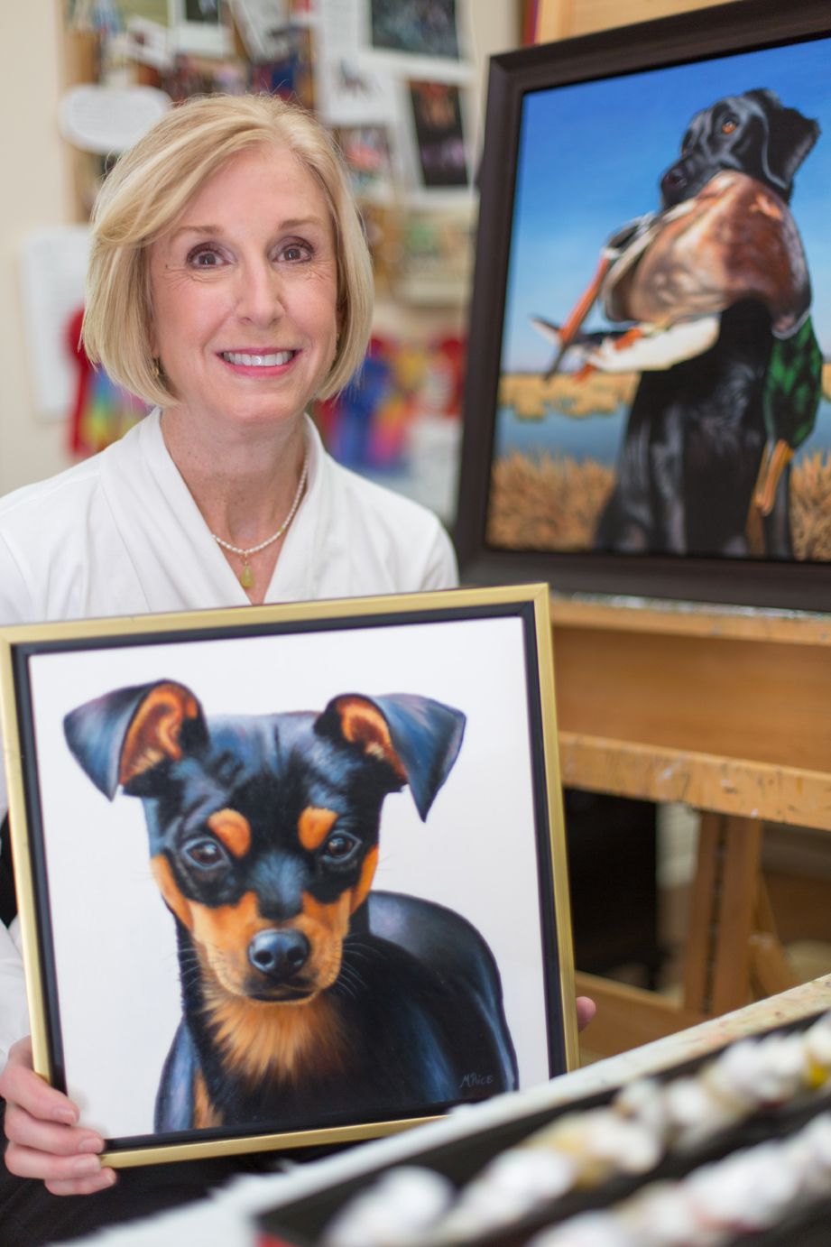 Pet palettes: Artists paint portraits of four-legged friends - inRegister