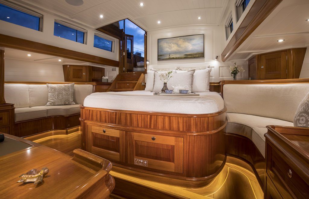 Making waves: A sleek sailing yacht sets a course for nautical style ...
