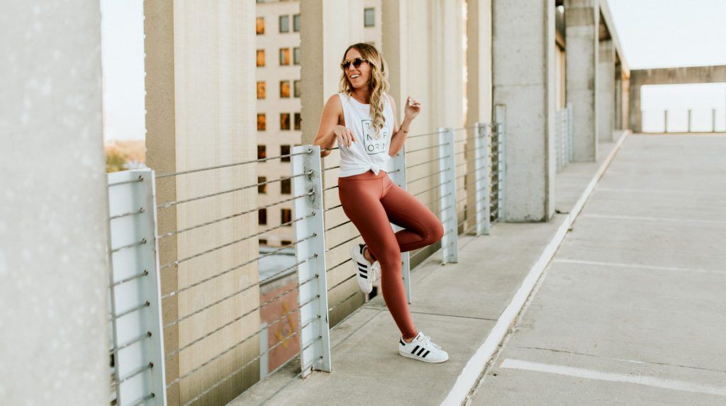 Let's get physical: Blogger Taylor Jacobs wins at the 'athleisure ...