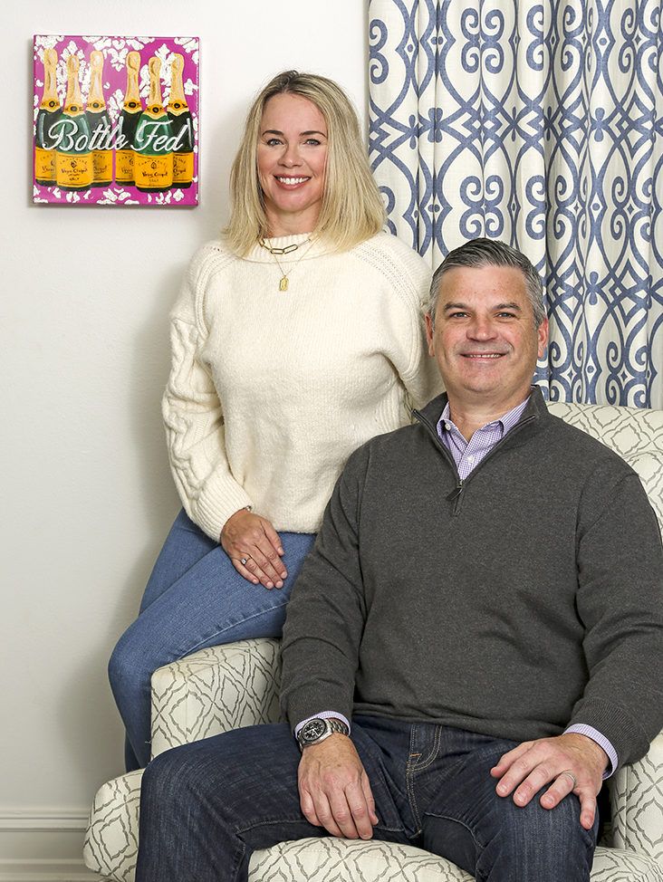 True Colors: The vibrant interiors of the Malones' home reflect their ...