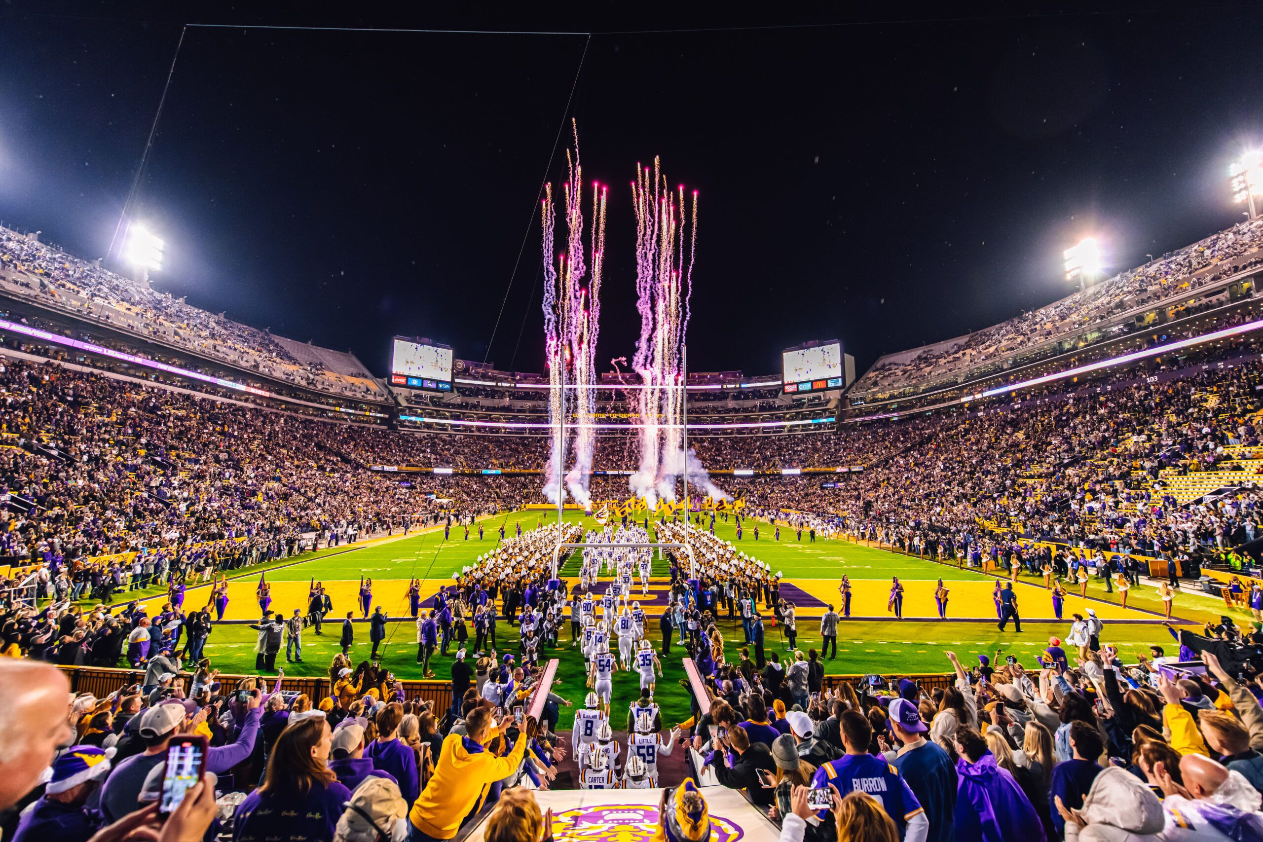 New Stadium Seating Gives LSU Fans A Front row View Of The Action