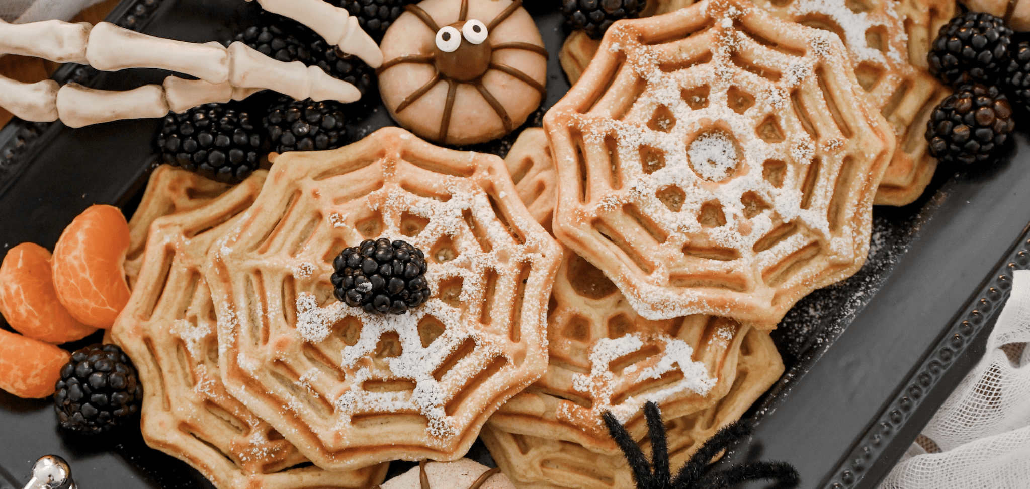 These spooky Halloween Spider Web Waffles are crawling into our hearts ...