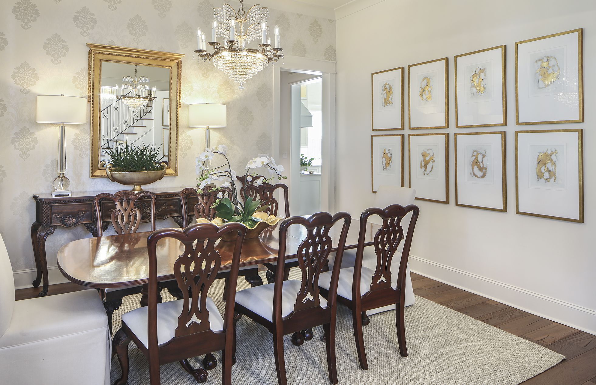 Family heirlooms meet modern touches in an elevated home design ...