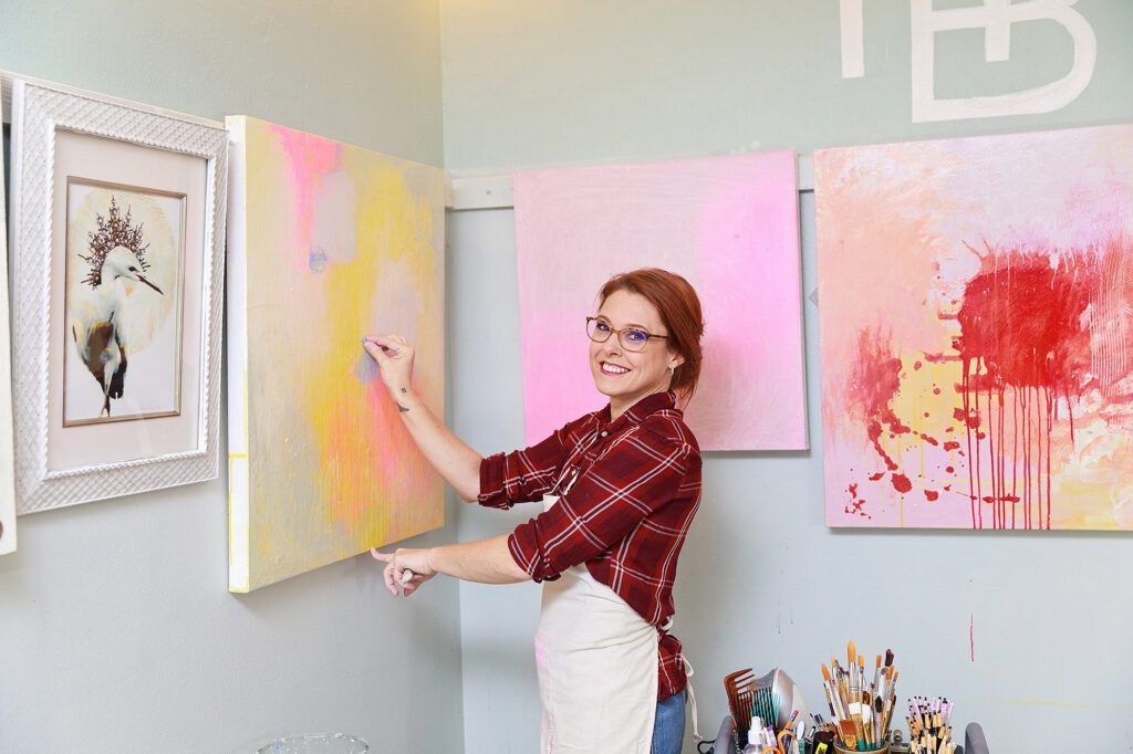 The Creatives: Abstract artist Rachel Rice-Baham - inRegister