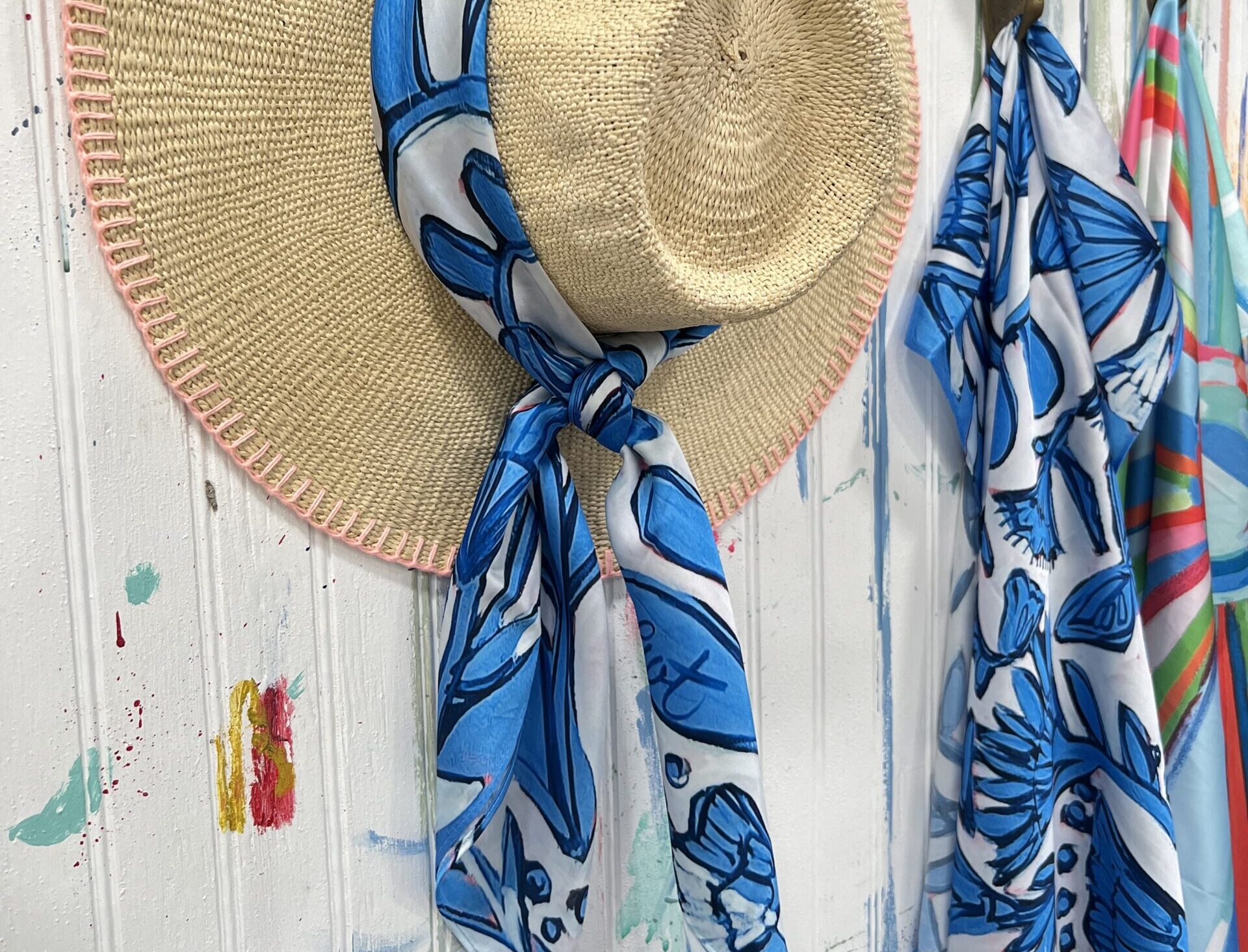 Spotted: Scarves by artist Laura Welch Taylor - inRegister