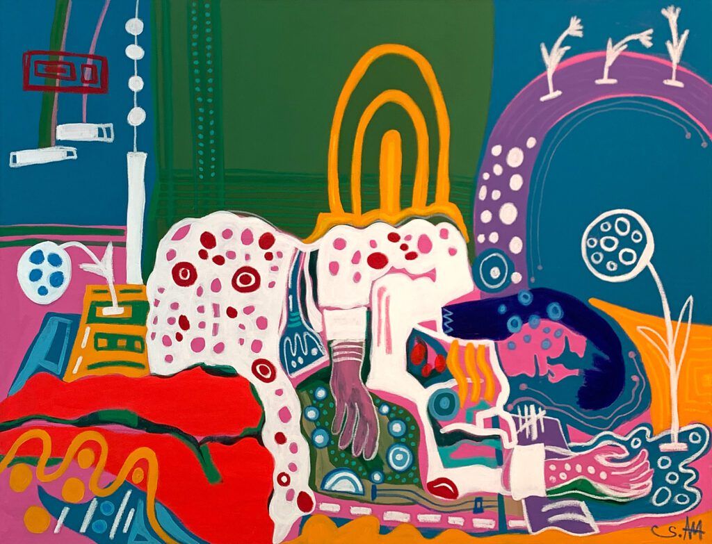 Sarah Amacker's vivid artwork provides insight into the psyche of women ...