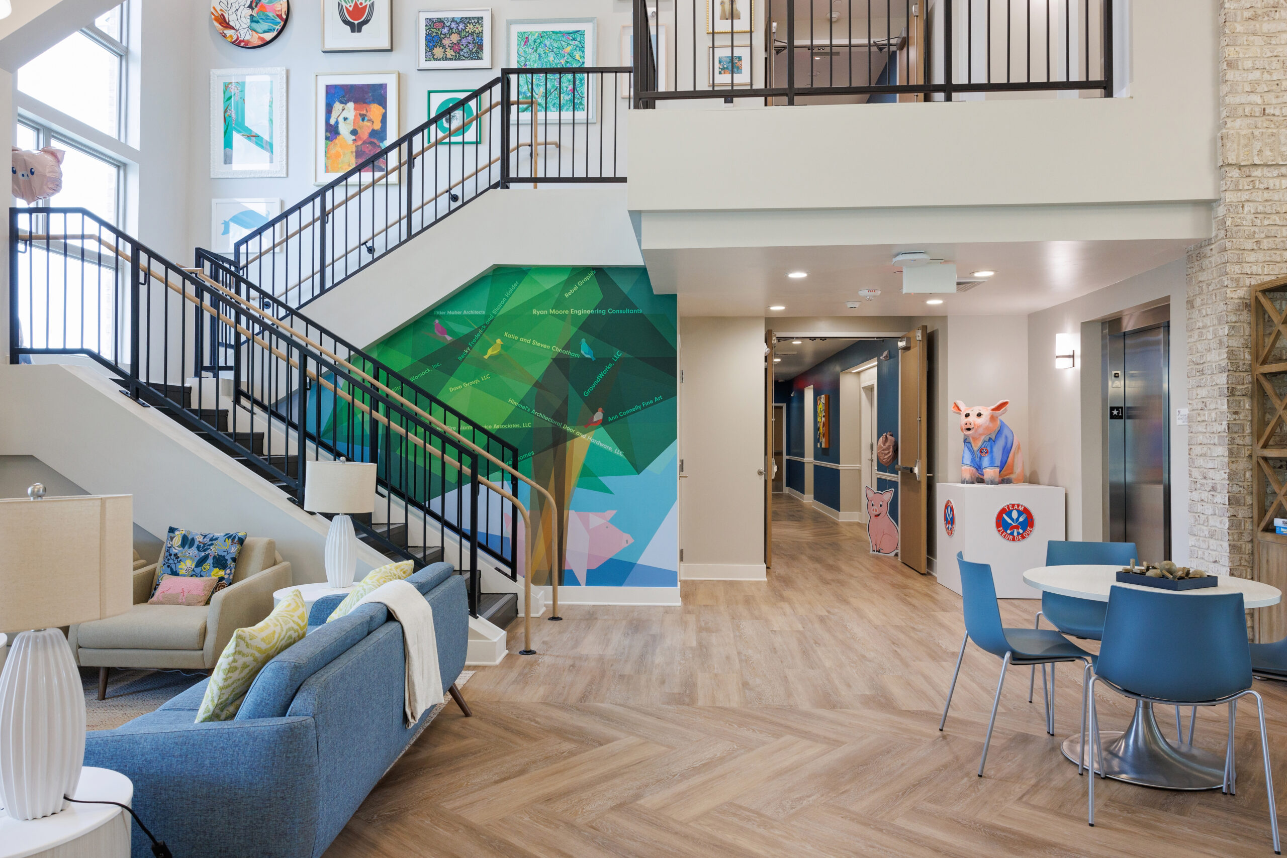 The new Hogs House offers comfort and support to families of children ...