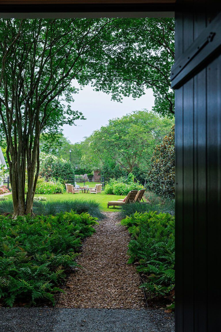 A neighborhood’s namesake live oak trees form the canopy over Wendy and ...