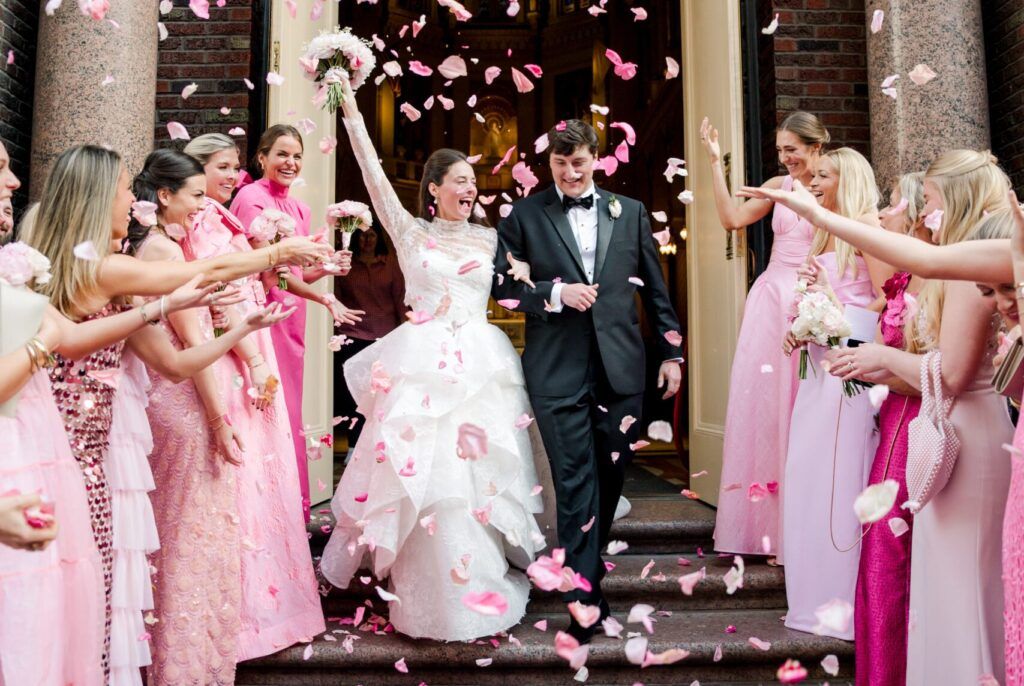 This Crescent City wedding weekend painted the town pink for a ...