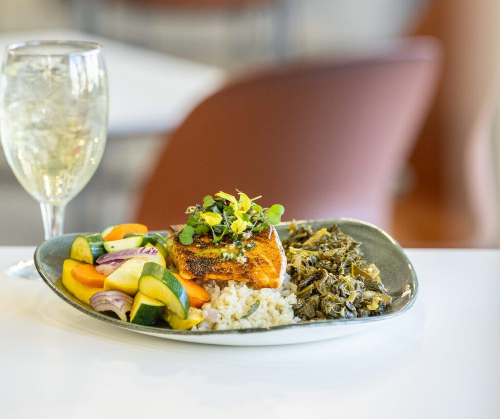 Dish: Roux 61’s Shrimp and Alligator Cheesecake - inRegister