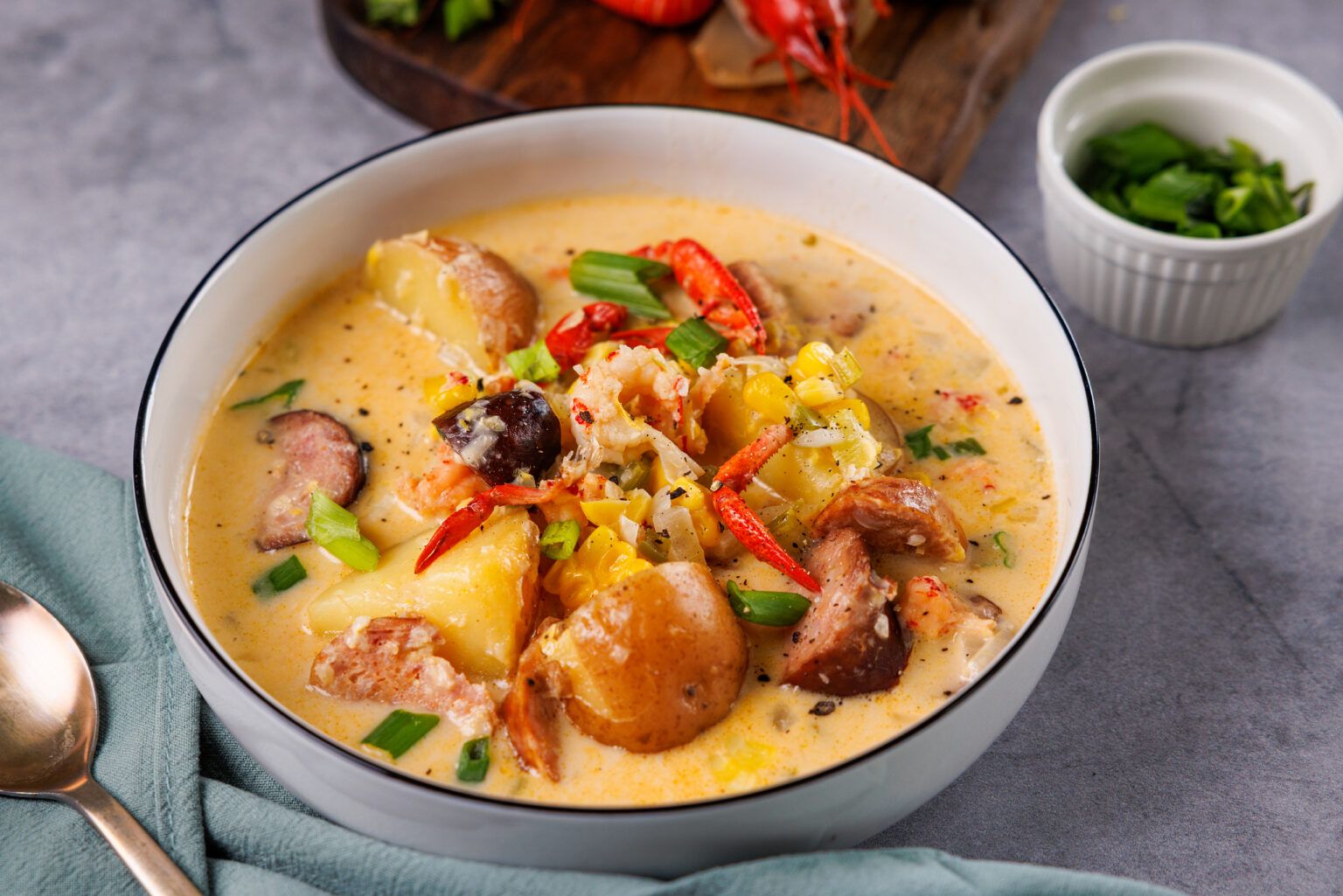 Make crawfish boil leftovers the star of the show with this soup recipe ...